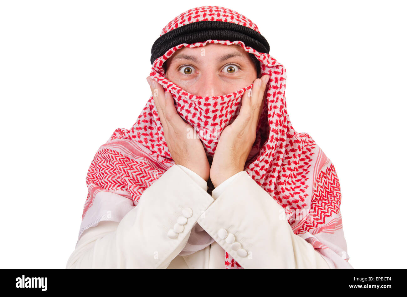 Arab man in diversity concept Stock Photo - Alamy