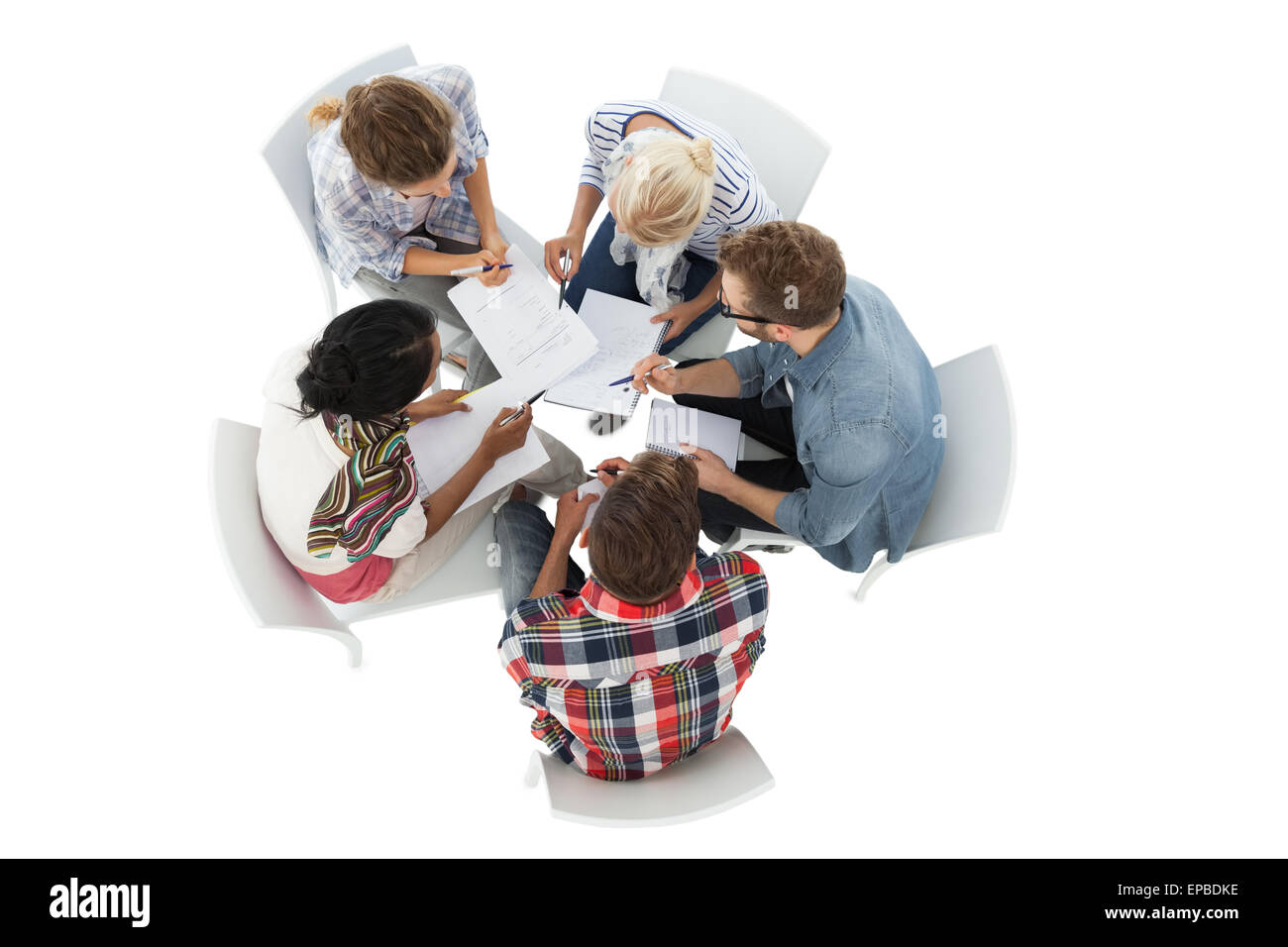 Group young businessmen in Cut Out Stock Images & Pictures - Alamy