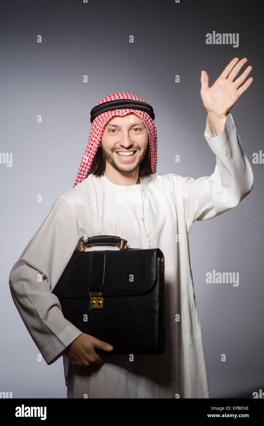 Arab man in diversity concept Stock Photo - Alamy
