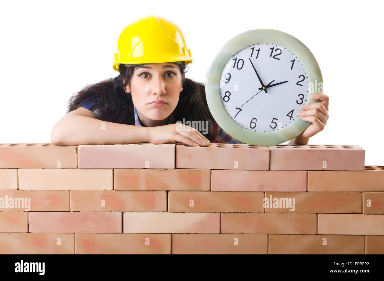 Concept of delay in construction Stock Photo - Alamy