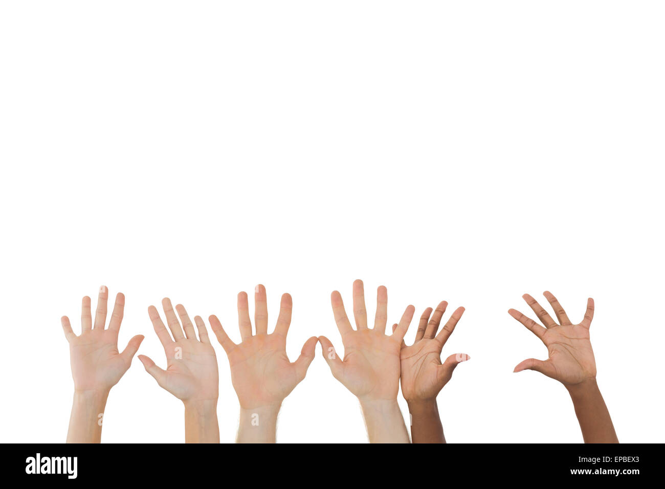 Waving hands Cut Out Stock Images & Pictures - Alamy