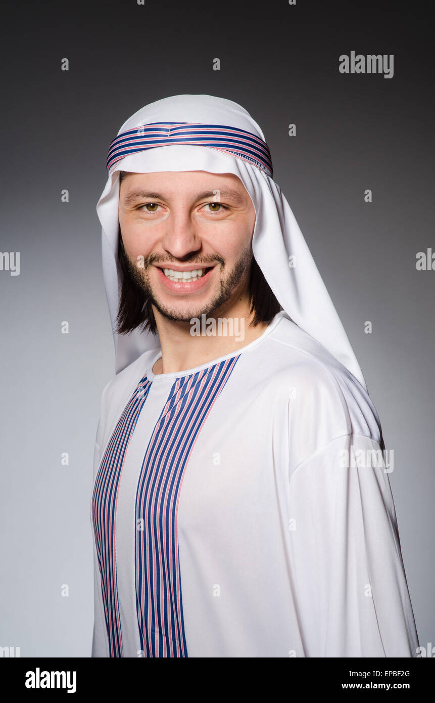 Arab man in diversity concept Stock Photo - Alamy