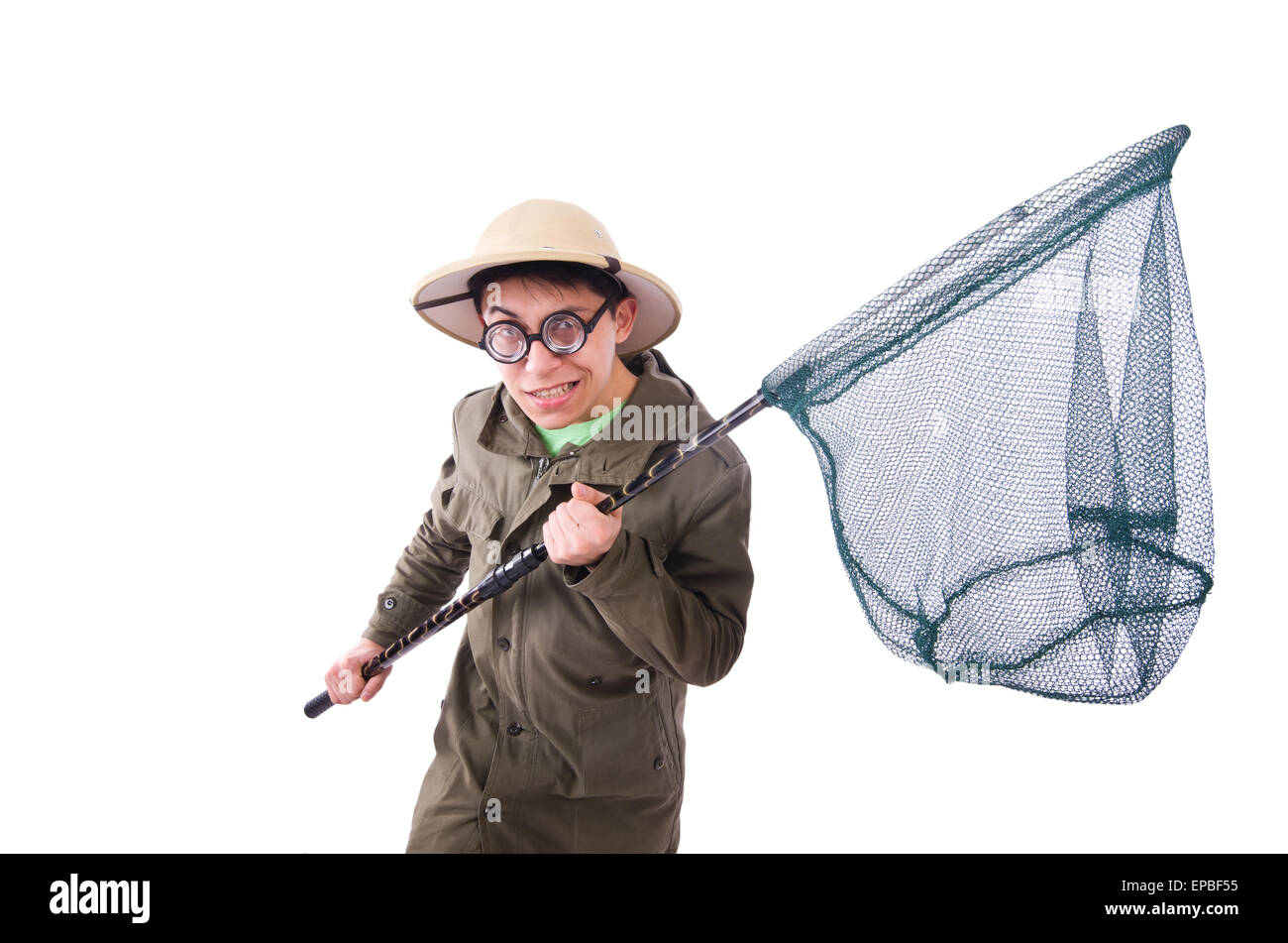 Catching with net hi-res stock photography and images - Alamy