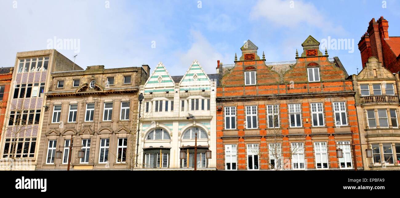Old architecture in Nottingham, England Stock Photo - Alamy