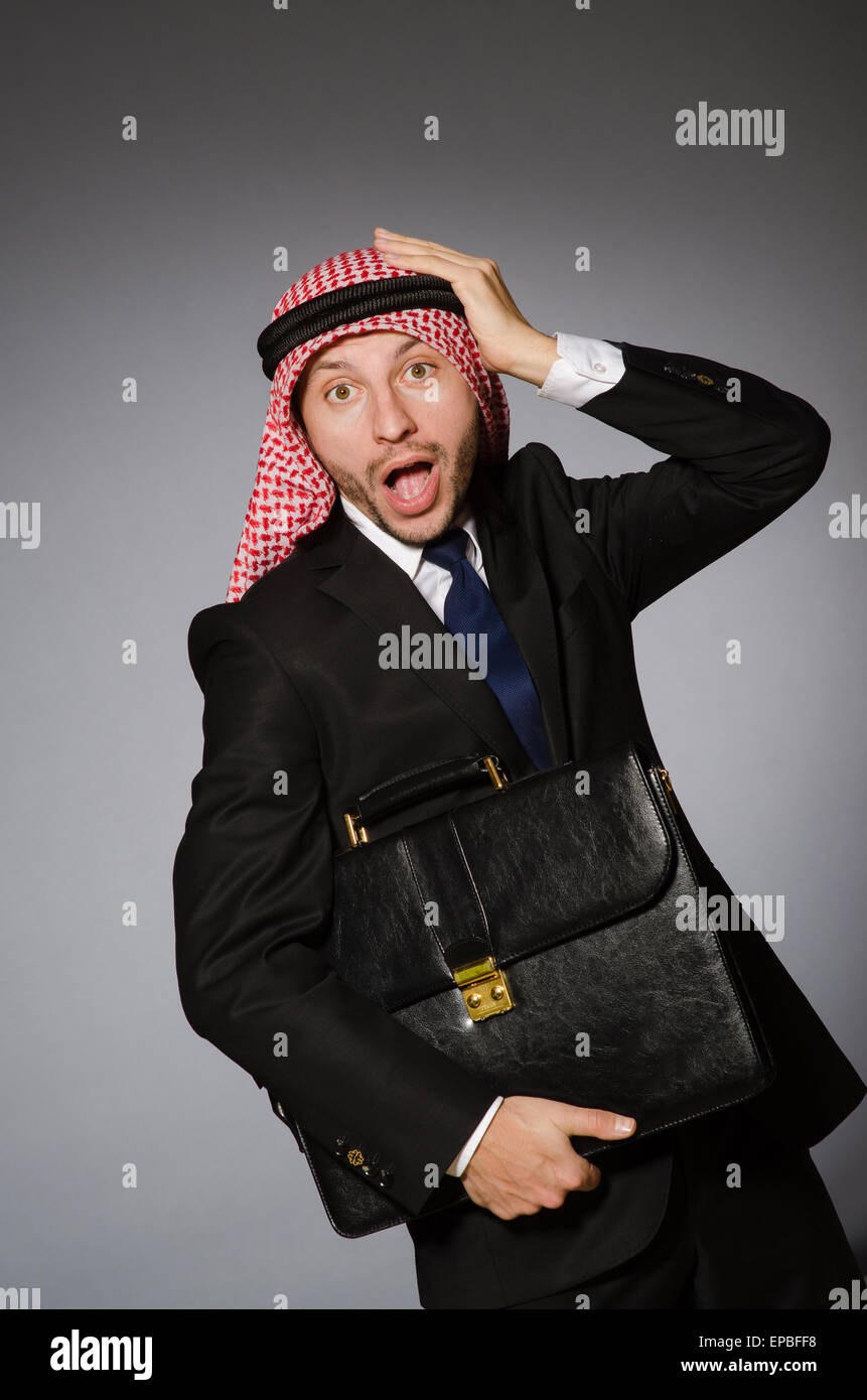 Arab man in diversity concept Stock Photo - Alamy