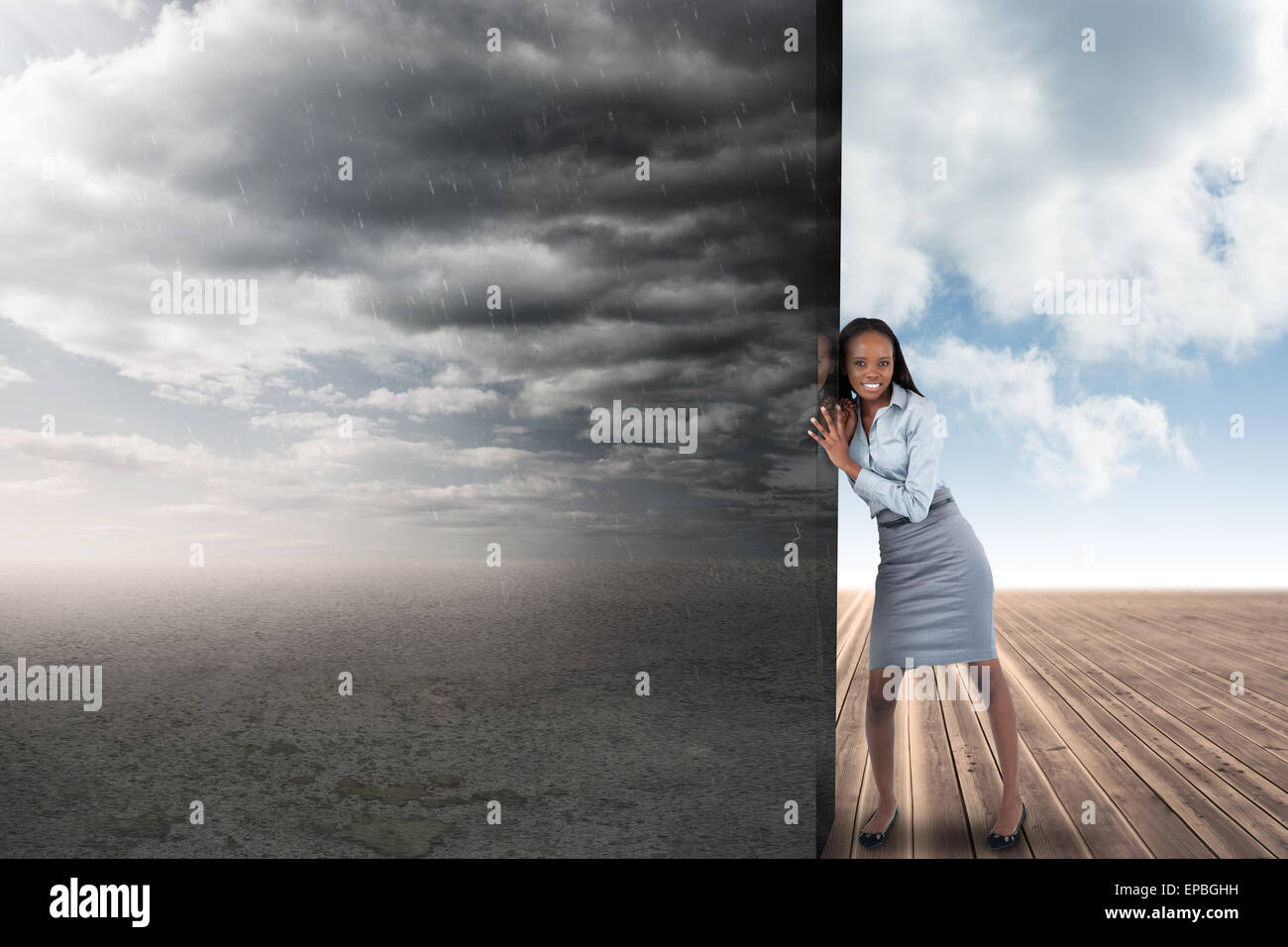 Pushing rock hi-res stock photography and images - Alamy