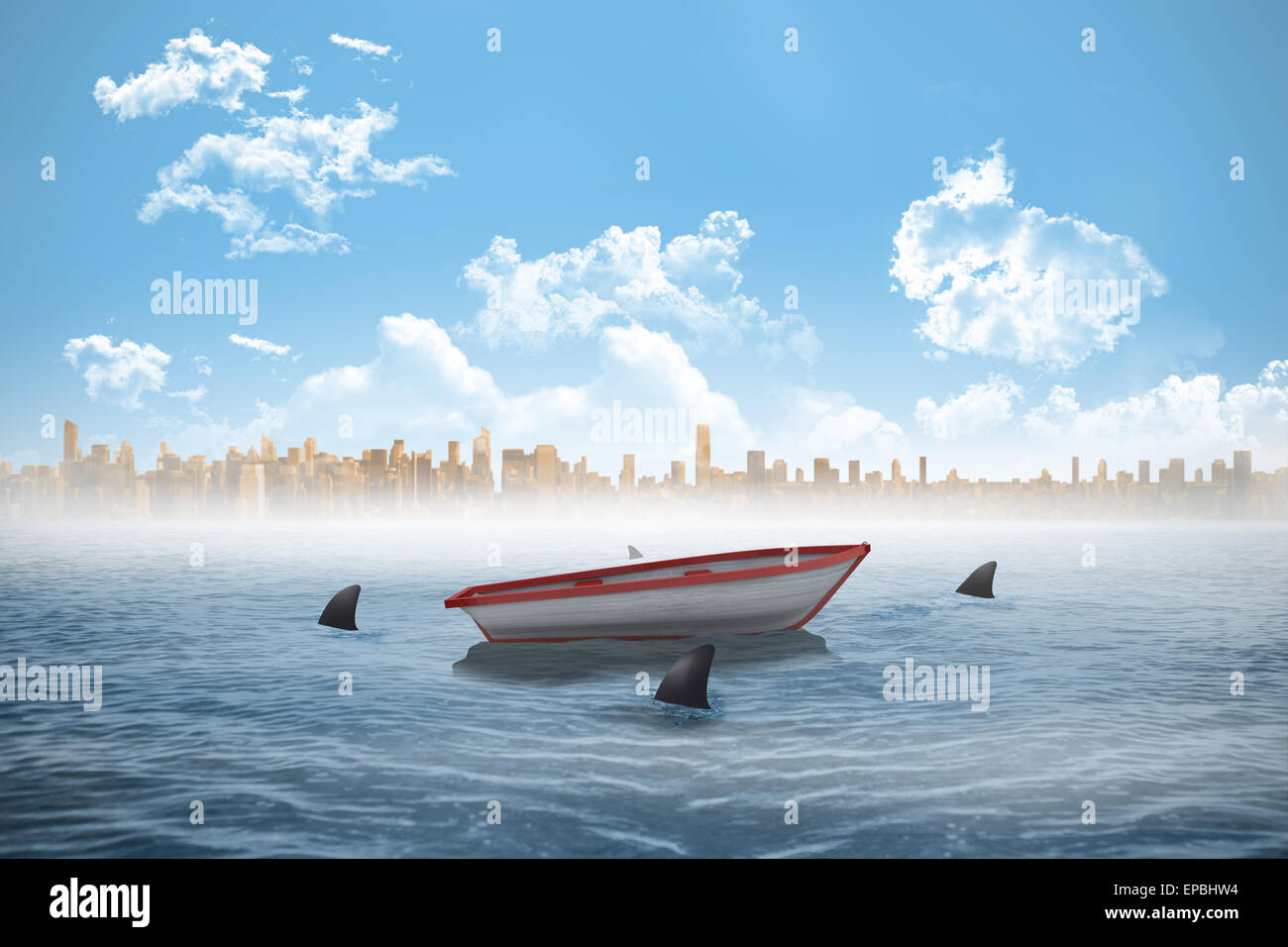 Circling sharks hi-res stock photography and images - Alamy