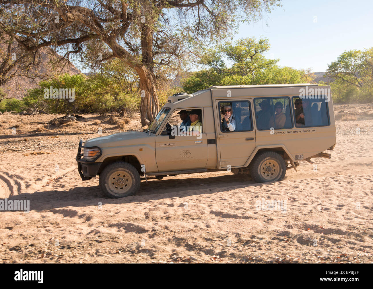 Tourists in namibia hi-res stock photography and images - Alamy