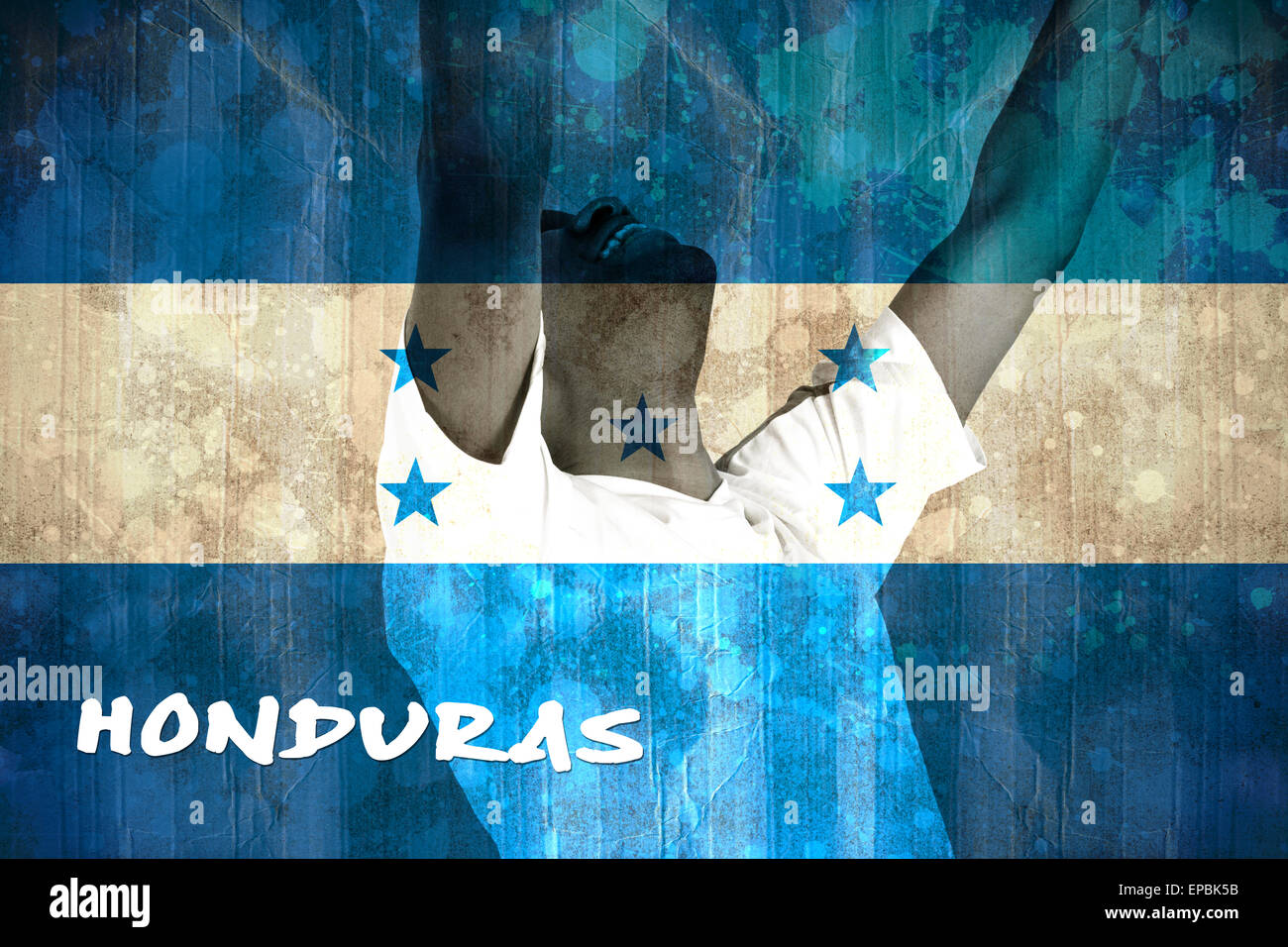 Excited handsome football fan cheering Stock Photo - Alamy