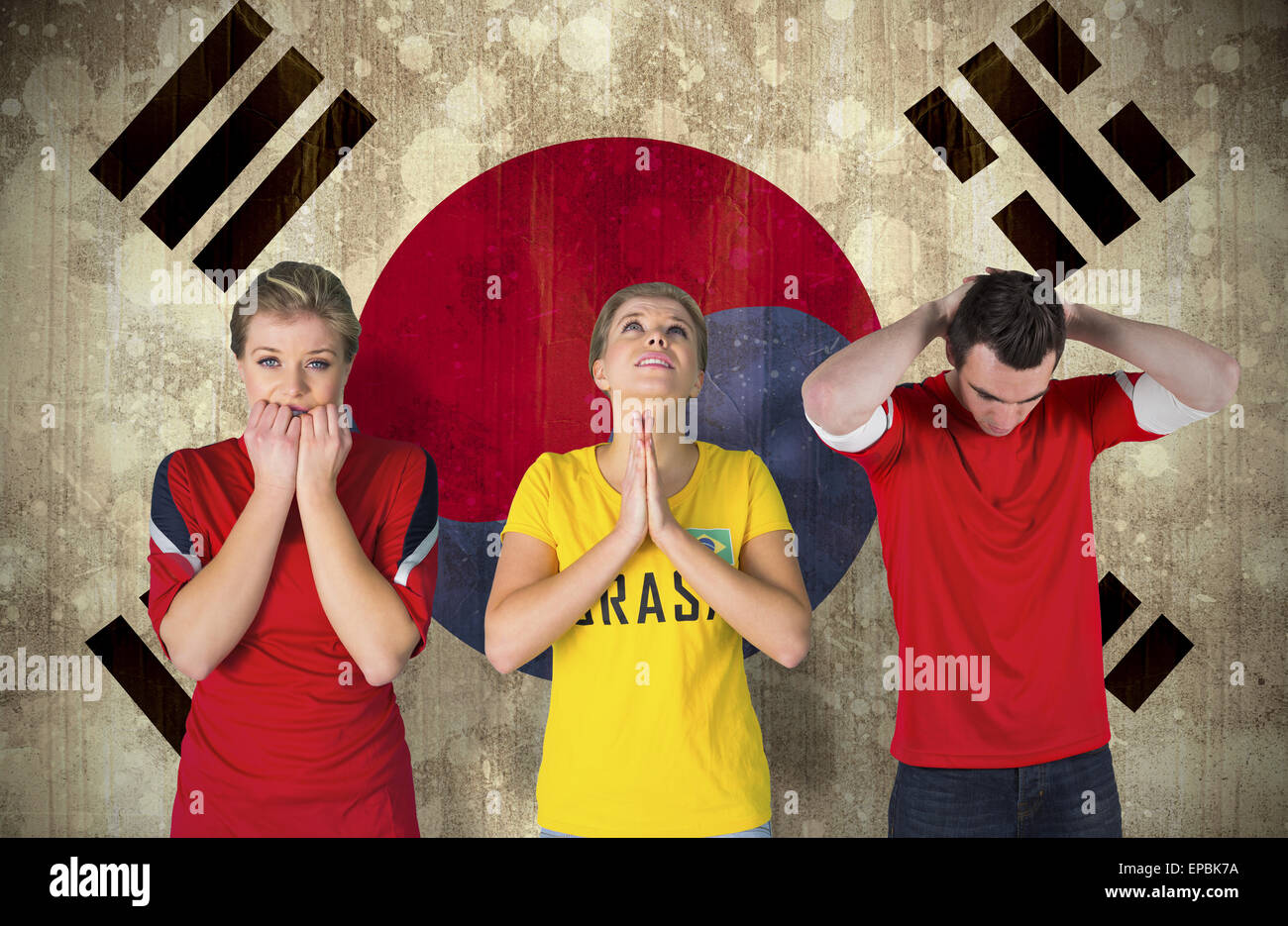 Various football fans Stock Photo - Alamy