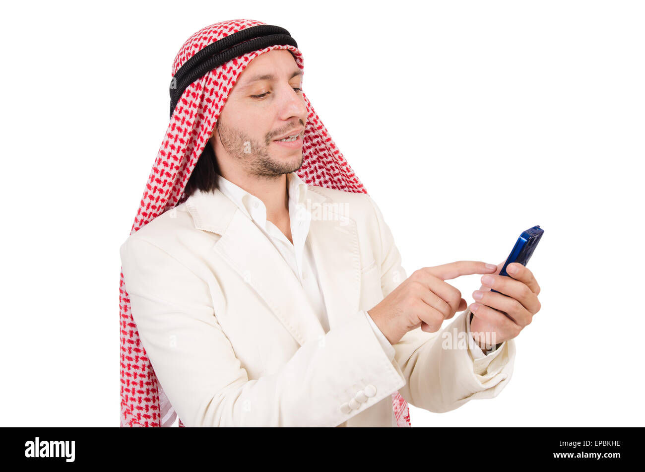 Arab man in diversity concept Stock Photo - Alamy