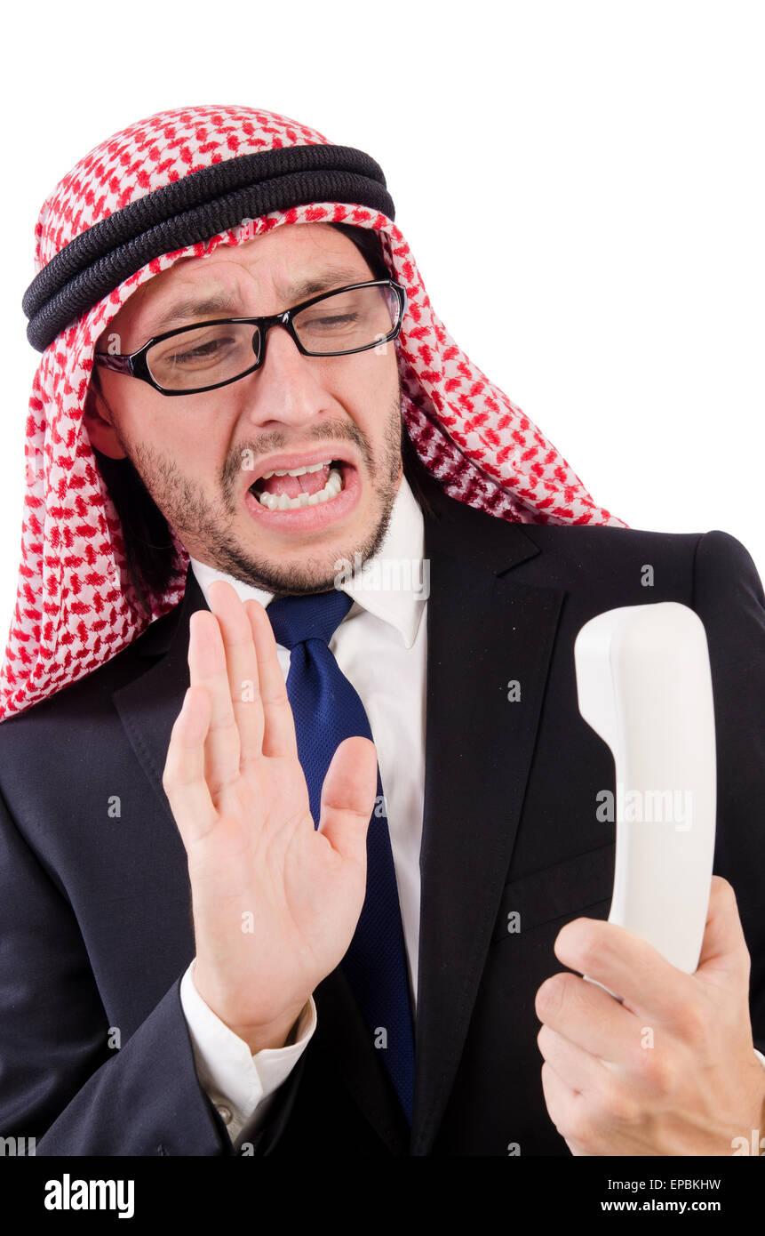 Arab man in diversity concept Stock Photo - Alamy