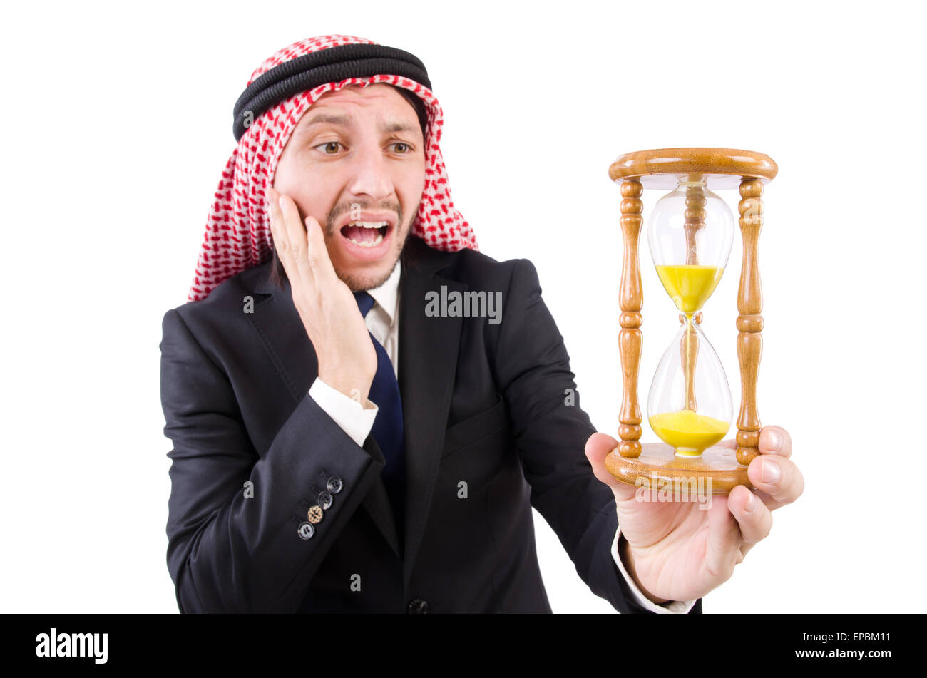 Young arabian man thinking hi-res stock photography and images - Alamy