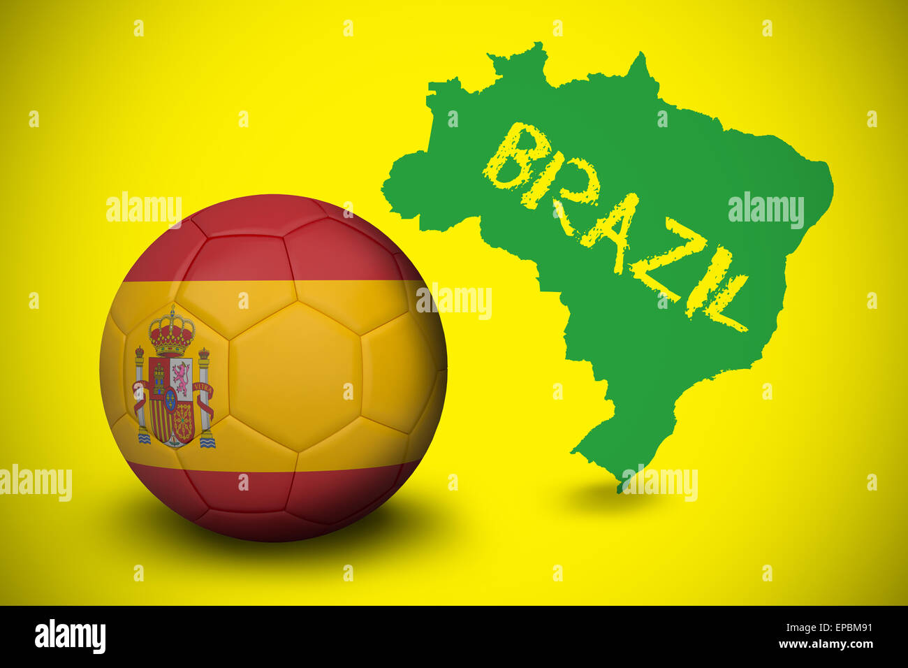 Football in spain colours Stock Photo - Alamy