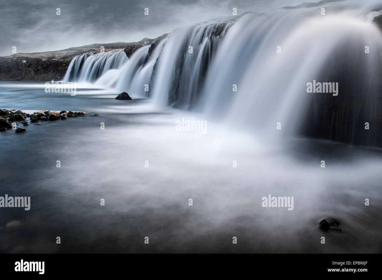 Wide waterfall hi-res stock photography and images - Alamy