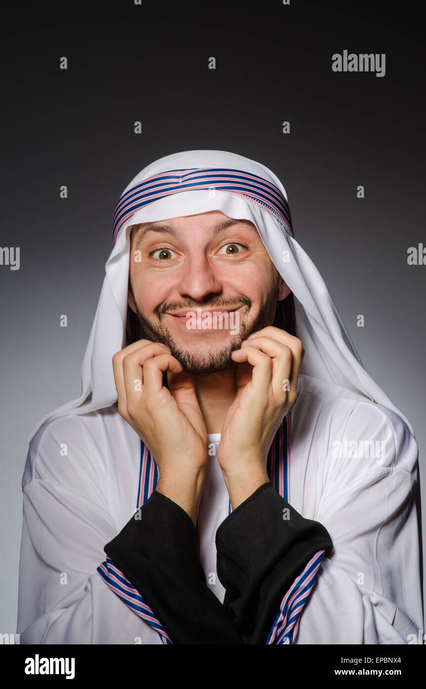 Arab man in diversity concept Stock Photo - Alamy