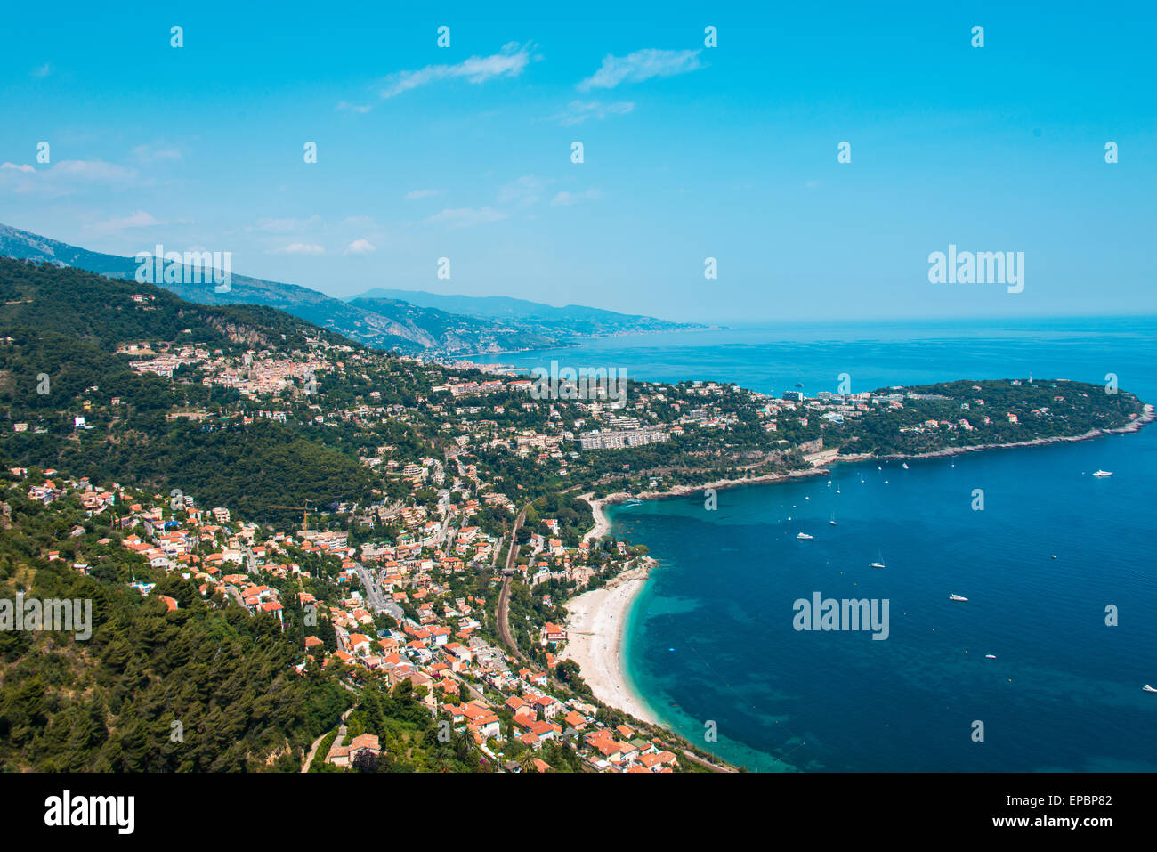 Roquebrune aerial view hi-res stock photography and images - Alamy