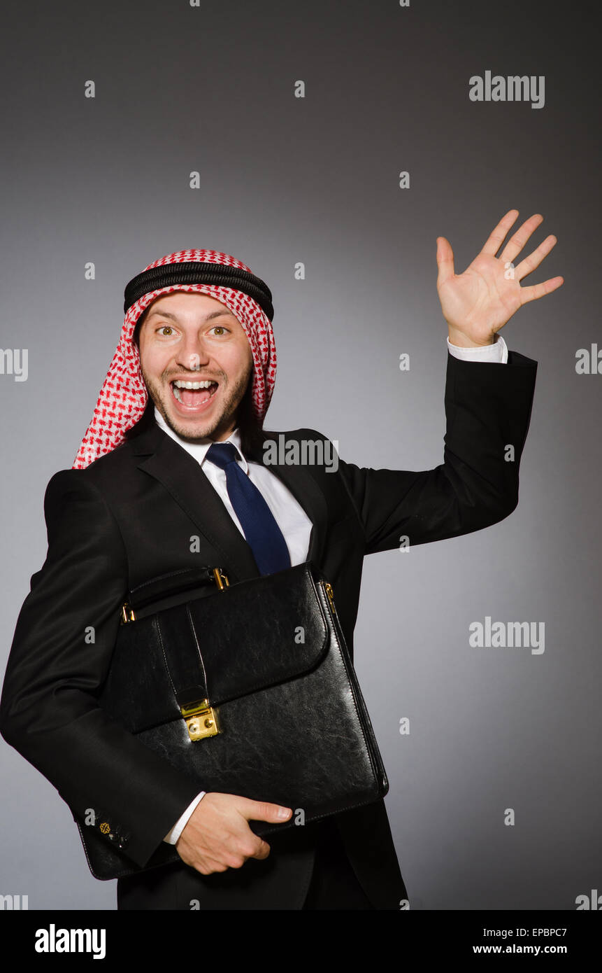 Arab man in diversity concept Stock Photo - Alamy
