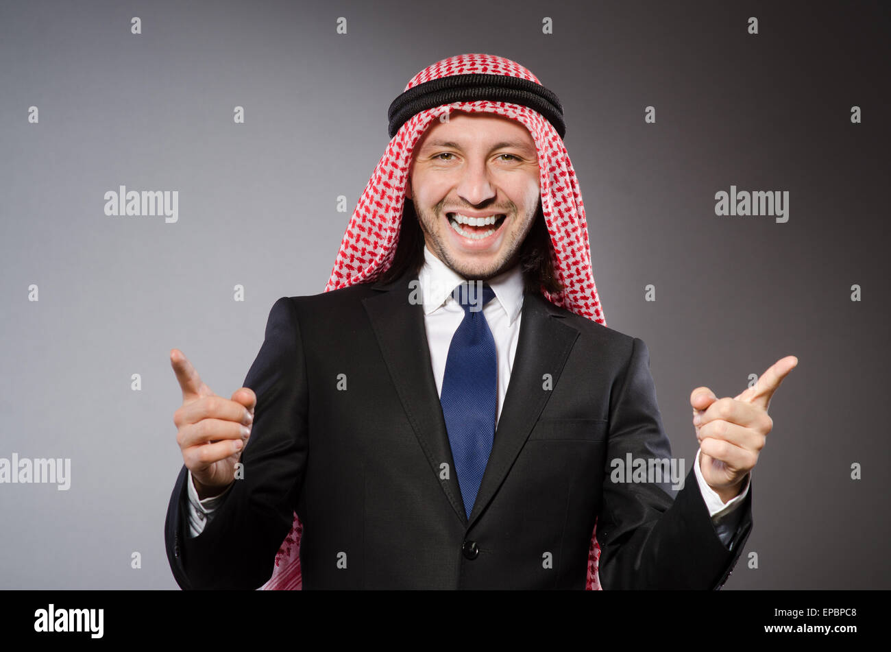 Arab man in diversity concept Stock Photo - Alamy
