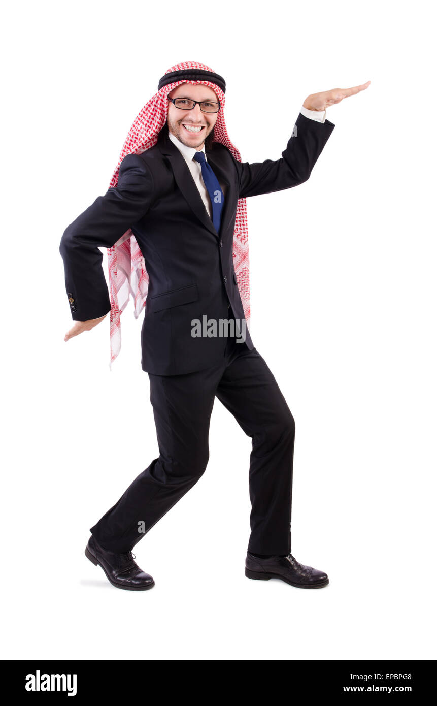 Happy young arab man in Cut Out Stock Images & Pictures - Alamy