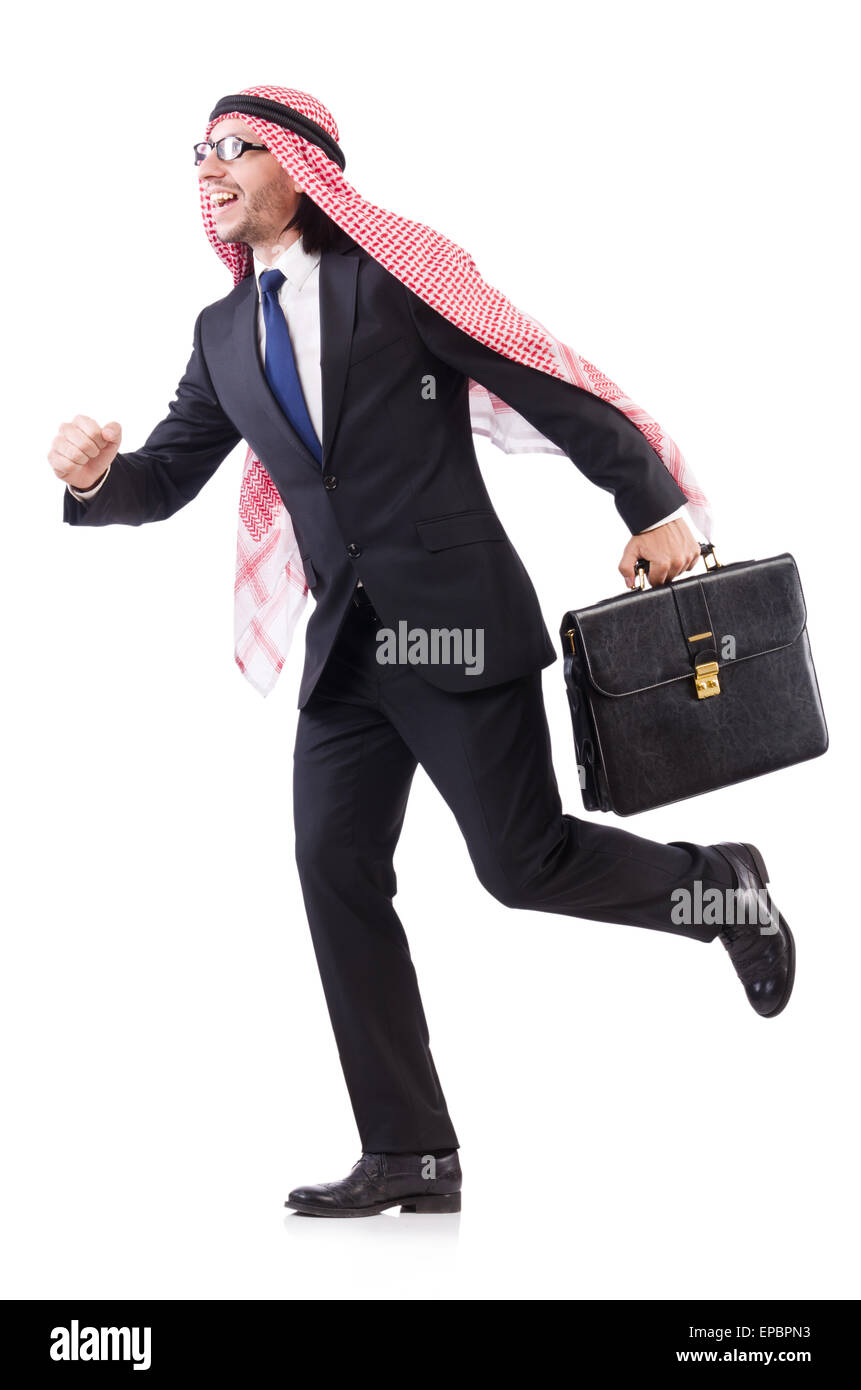 Happy young arab man in Cut Out Stock Images & Pictures - Alamy