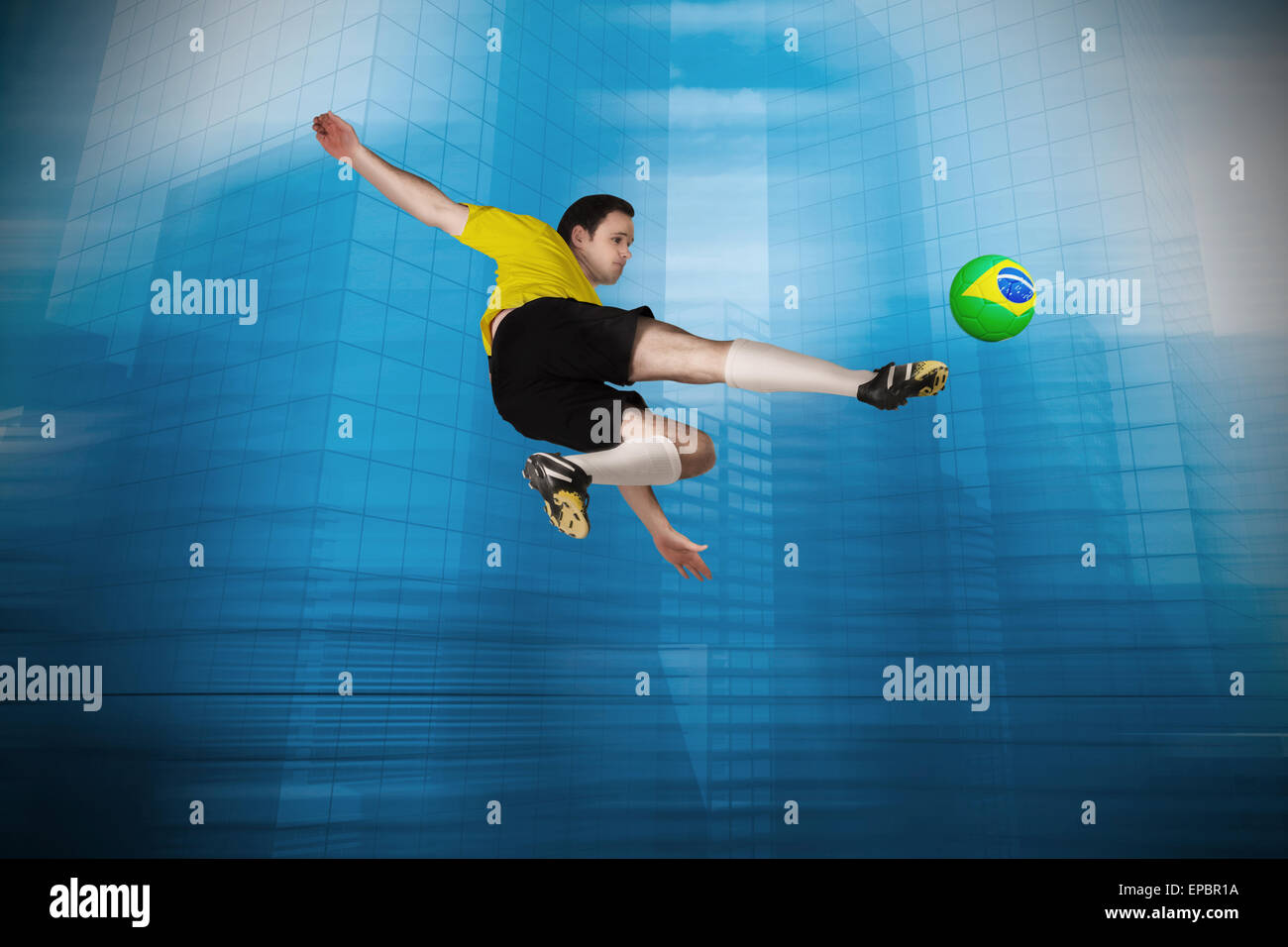 Kicking football urban hi-res stock photography and images - Alamy
