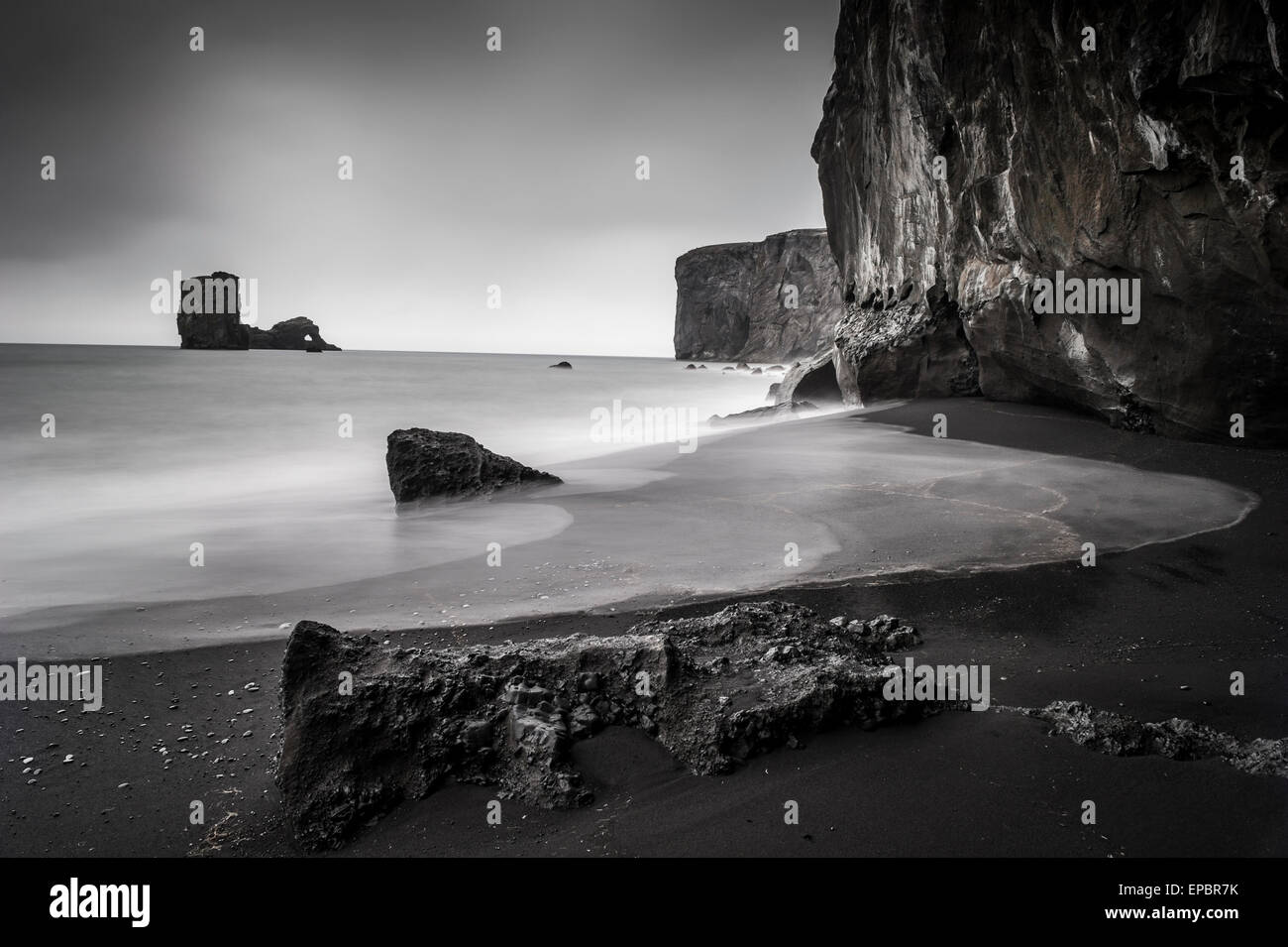 Iceland holiday and tourism pictures - Reynisdrangar sea stacks Stock ...