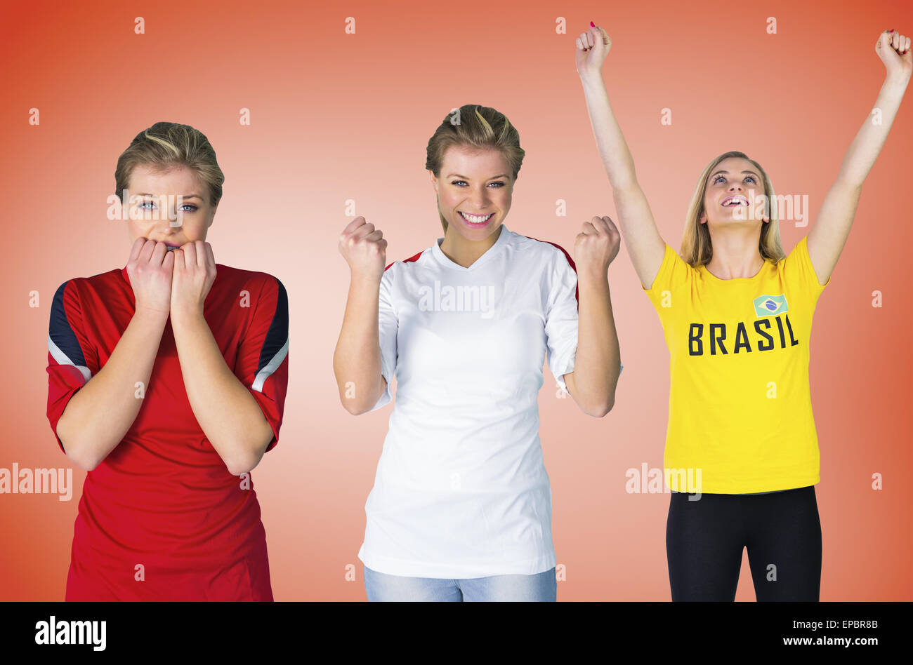 World cup orange fans hi-res stock photography and images - Alamy