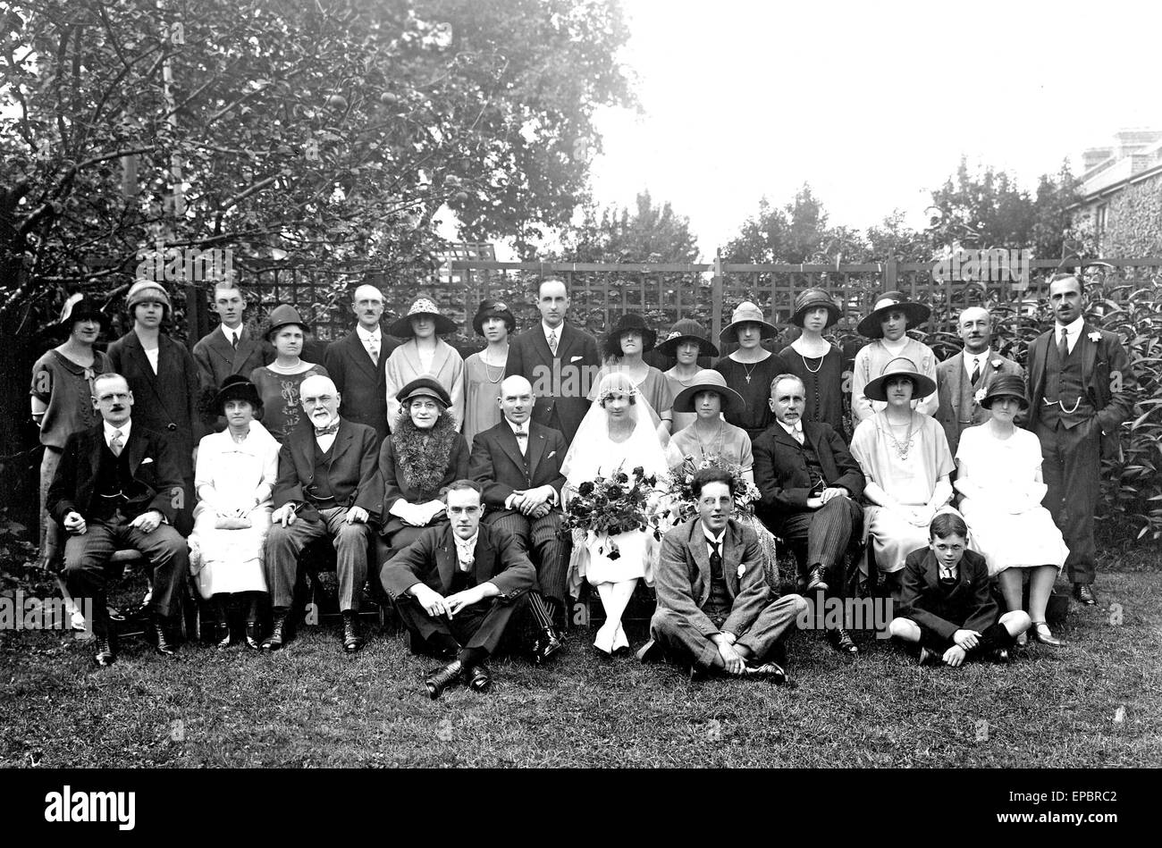 EDWARDIAN WEDDING PARTY Stock Photo - Alamy