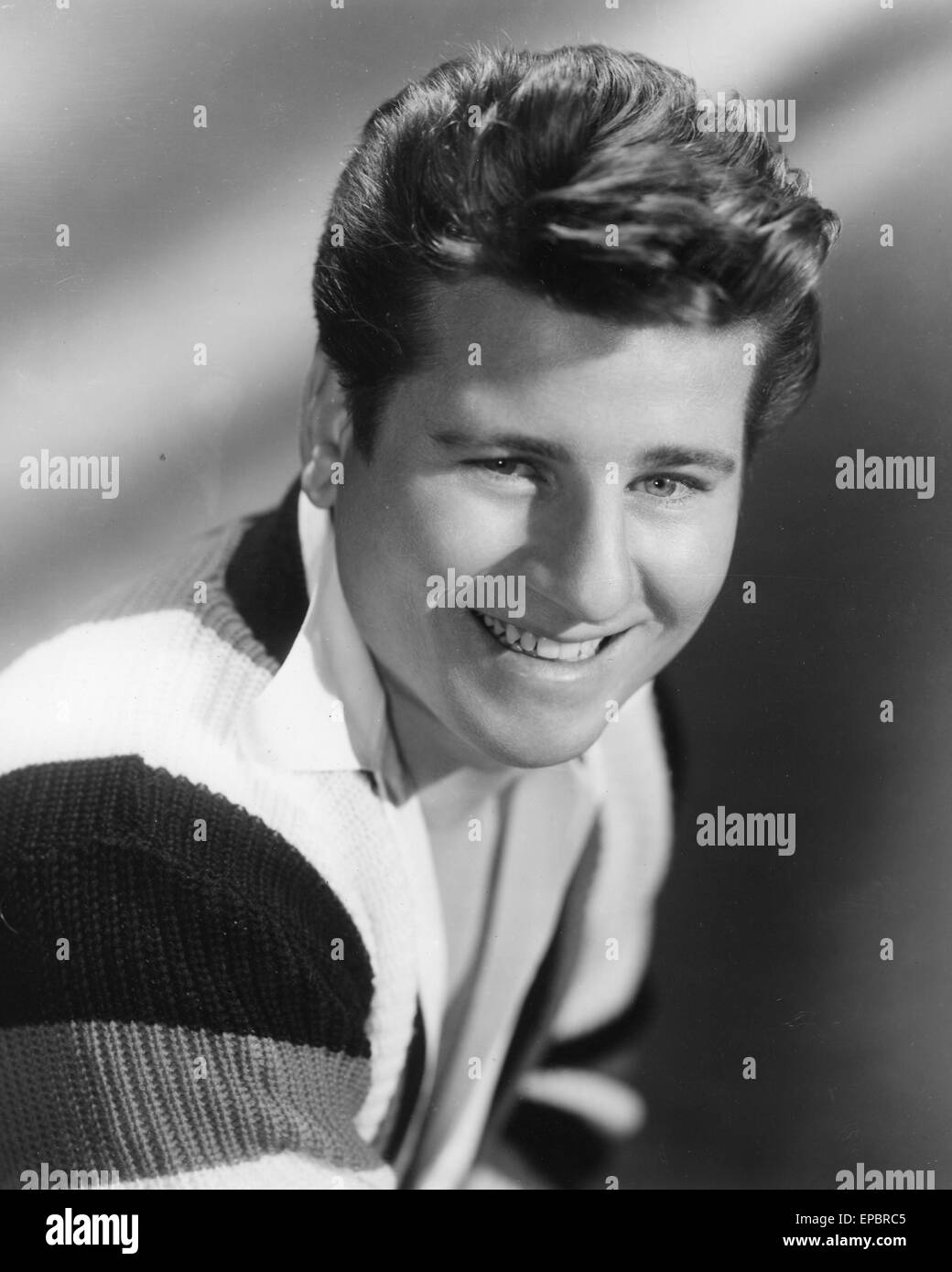 JOHNNY BURNETTE (1934-1964) Promotional photo of US rockabilly musician ...