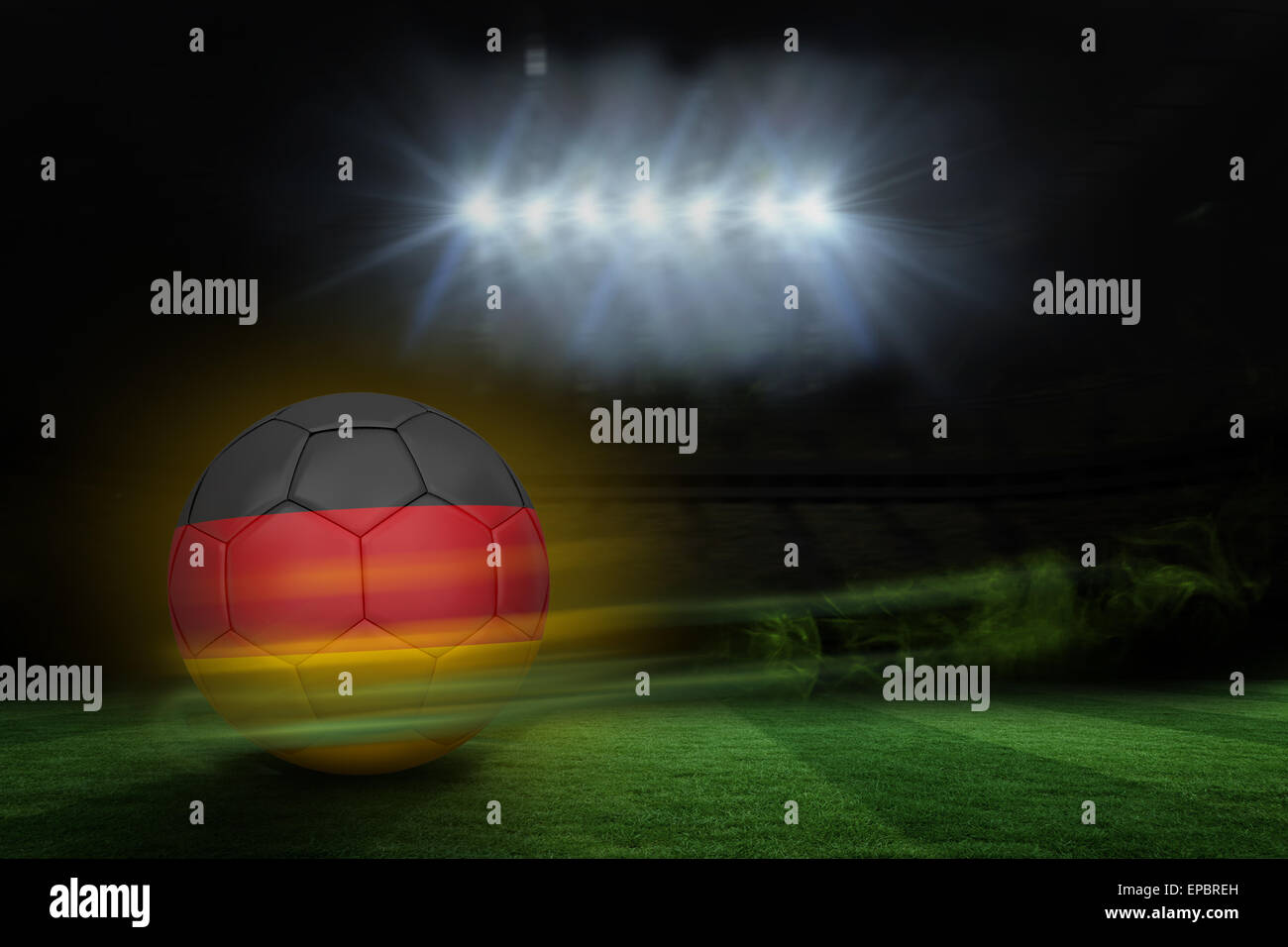 Football in germany colours Stock Photo - Alamy