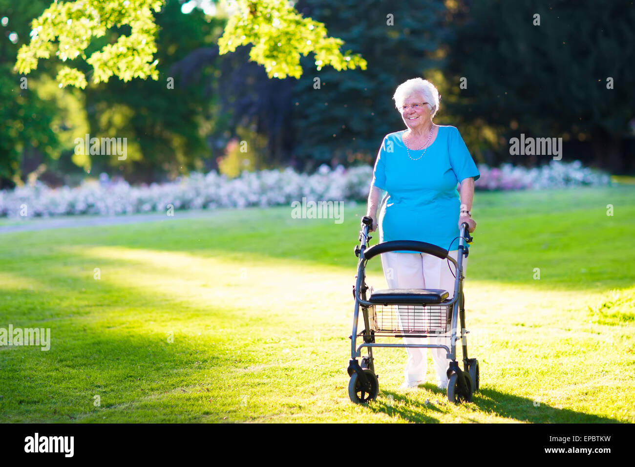 Happy walker hi-res stock photography and images - Alamy