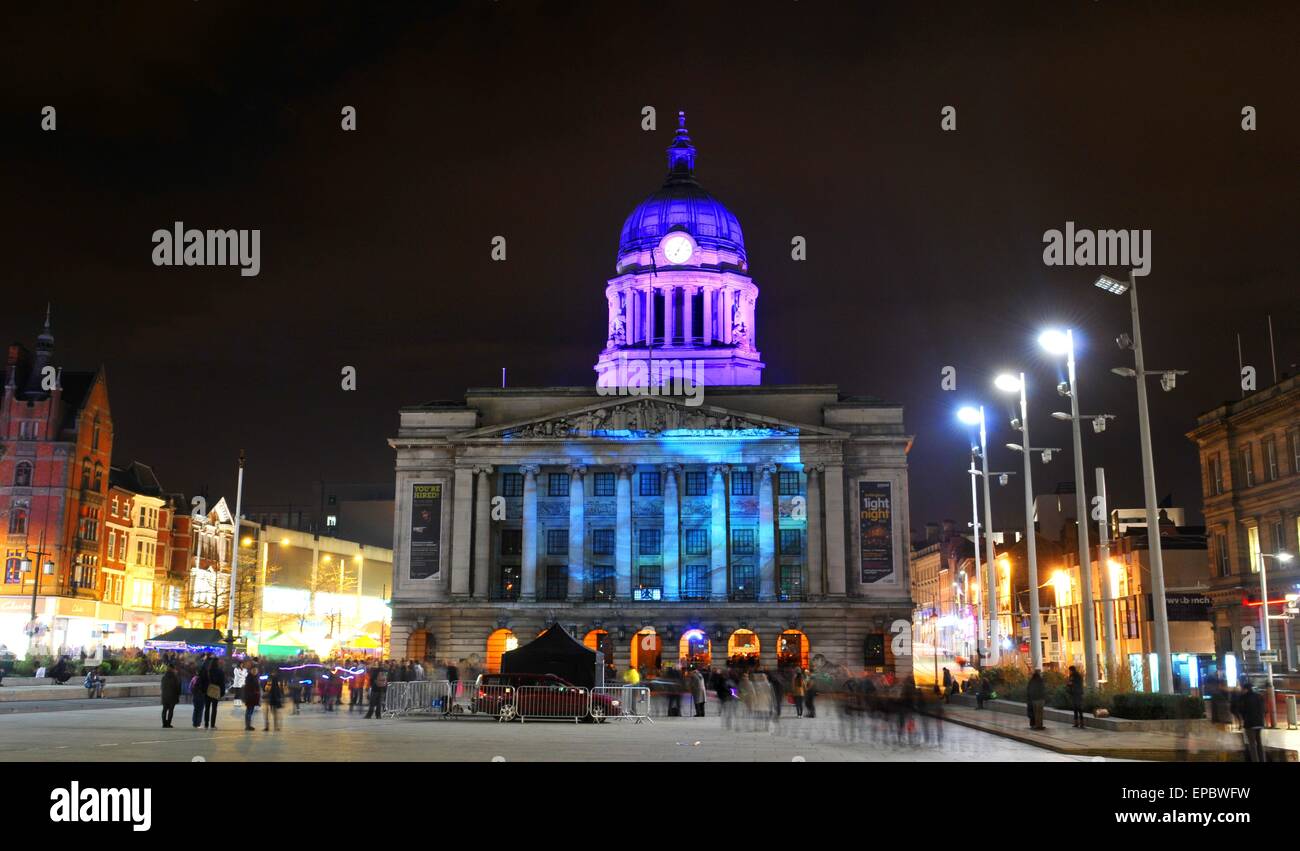 NOTTINGHAM, UK - APRIL 1, 2015: The iconic building of the Nottingham ...