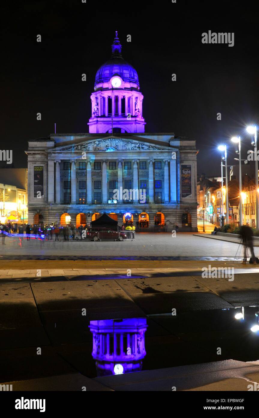 NOTTINGHAM, UK - APRIL 1, 2015: The iconic building of the Nottingham ...