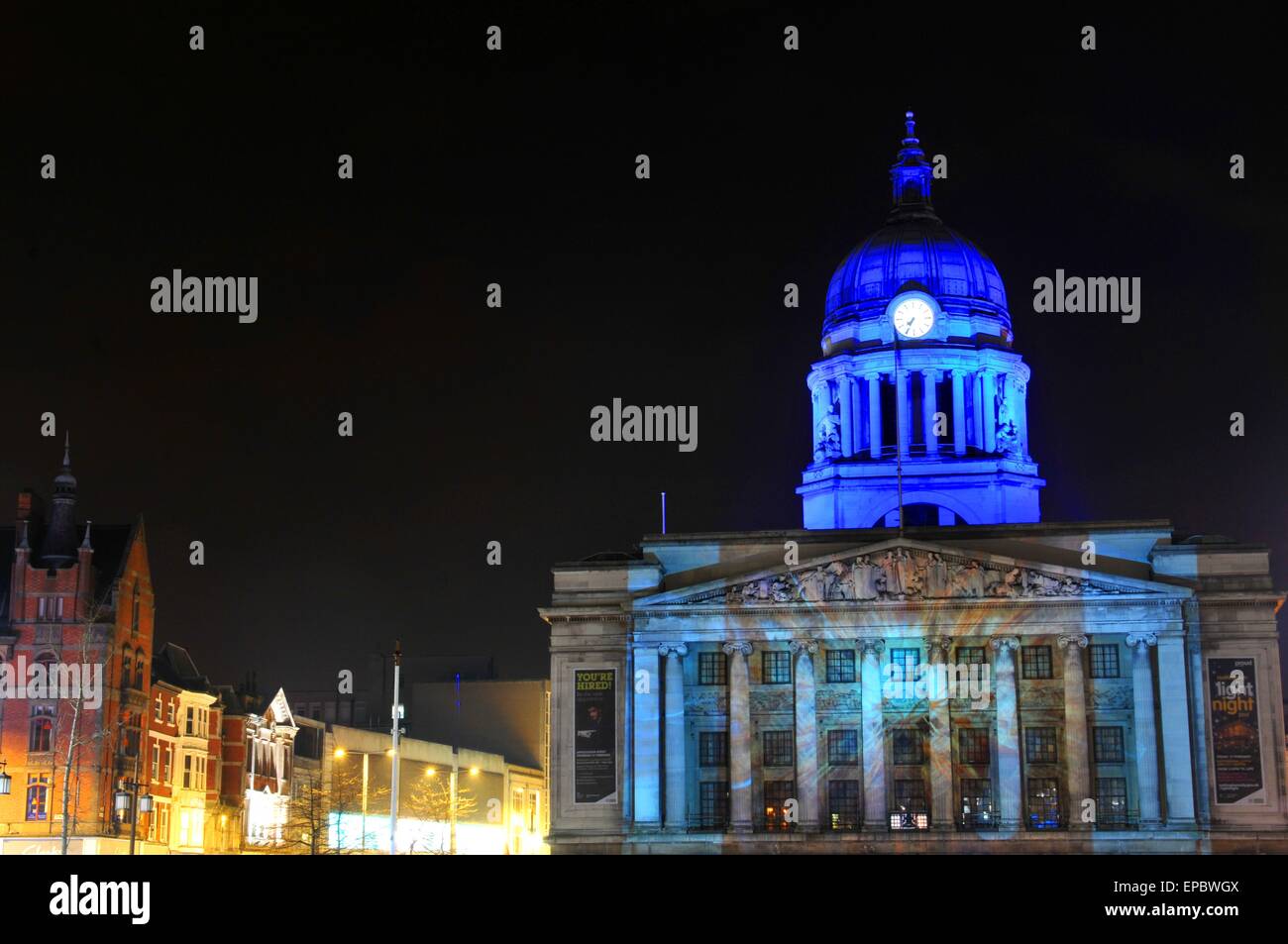 NOTTINGHAM, UK - APRIL 1, 2015: The iconic building of the Nottingham ...