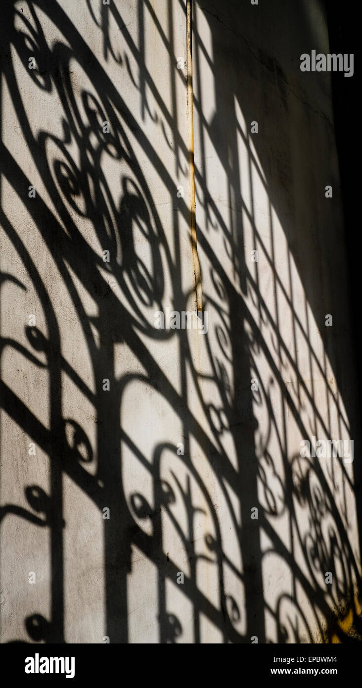 Wrought Iron Gate Stock Photo - Alamy