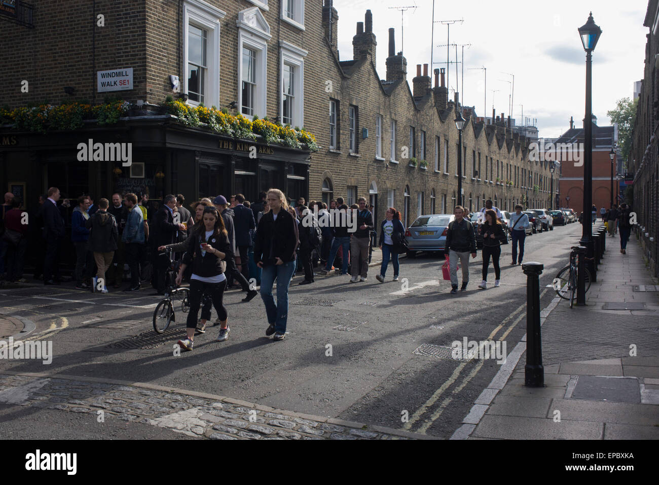 Roupell street and kings arms hi-res stock photography and images - Alamy