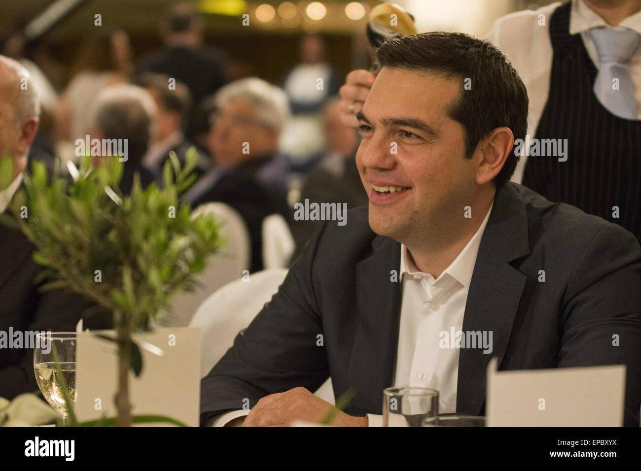 Greek prime minister Alexis Tsipras attends the annual conference of ...