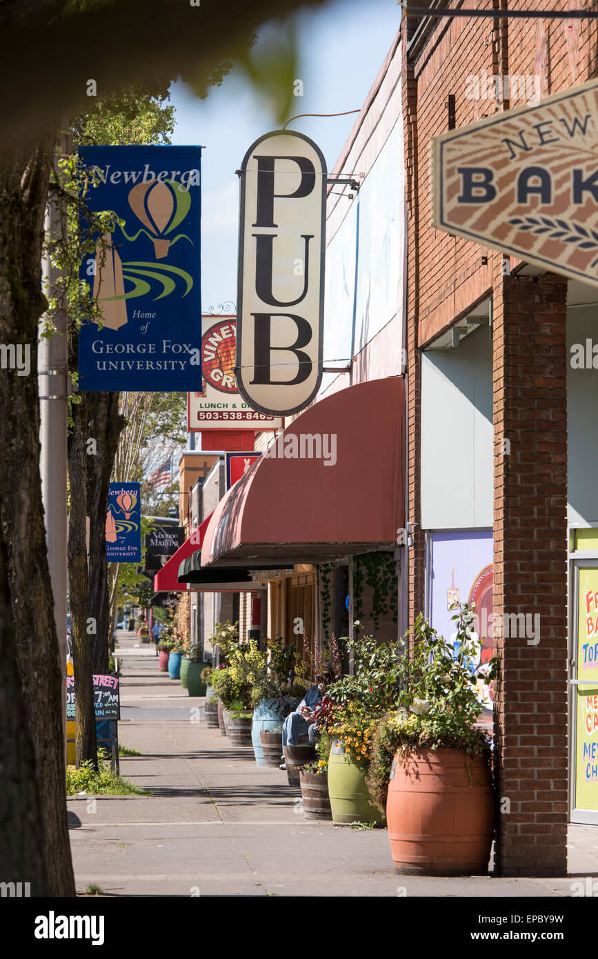 Downtown Newberg Oregon