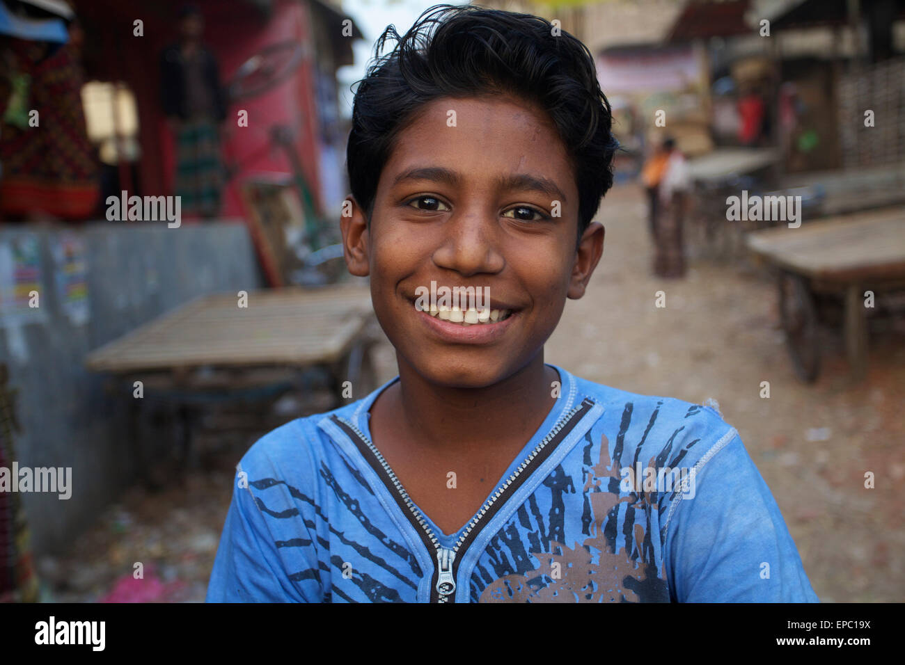 Portrait of a boy; Dhaka, Bangladesh Stock Photo - Alamy