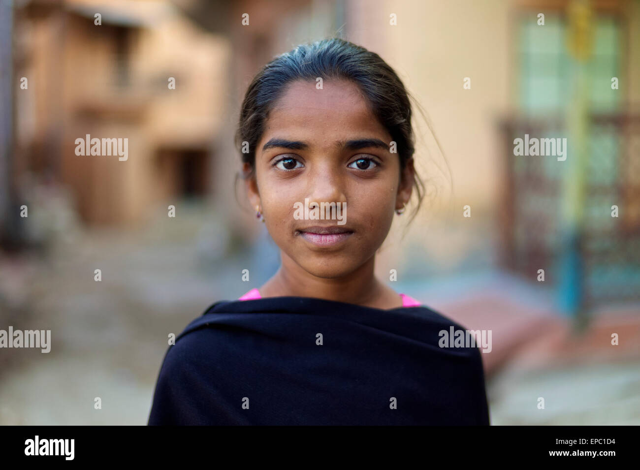 Portrait of Rajasthani girl; Jodhpur, Rajasthan, India Stock Photo - Alamy