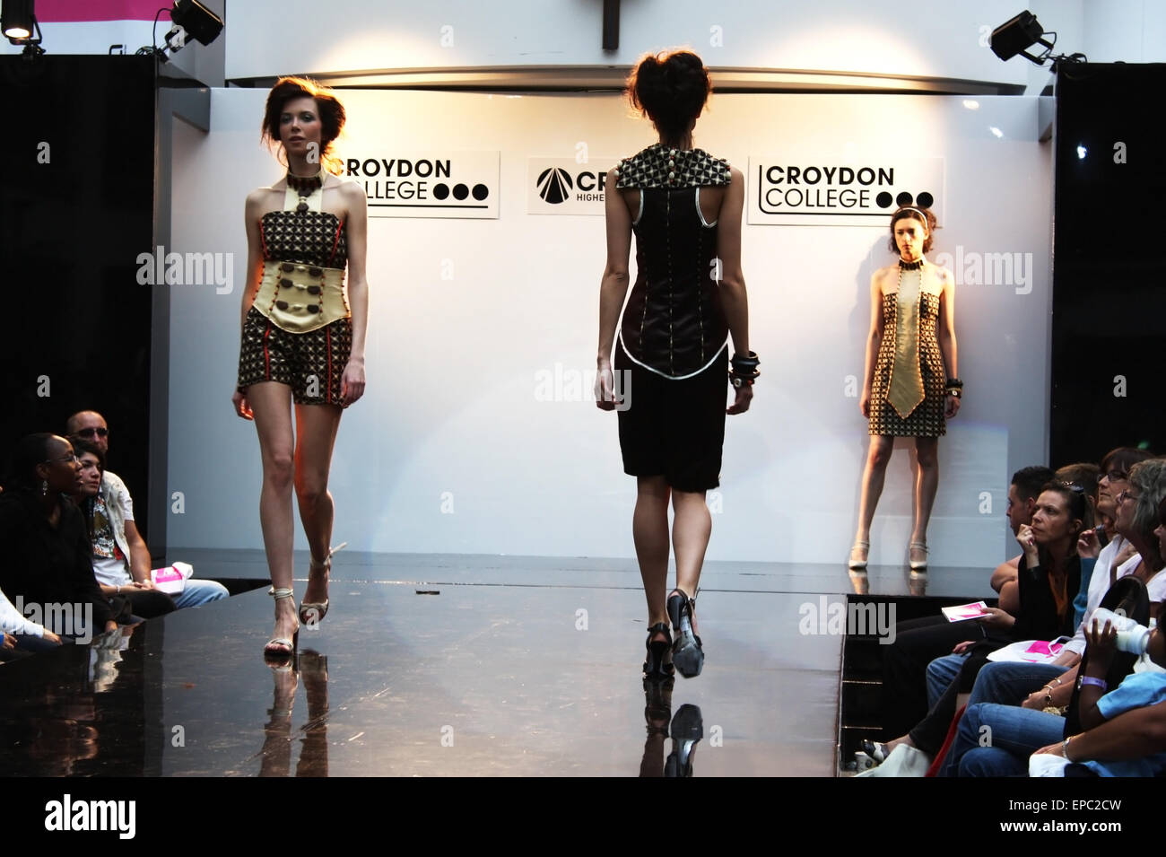 CROYDON, LONDON - JUNE 18 : Models in Fashion Festival on June 18, 2008 ...