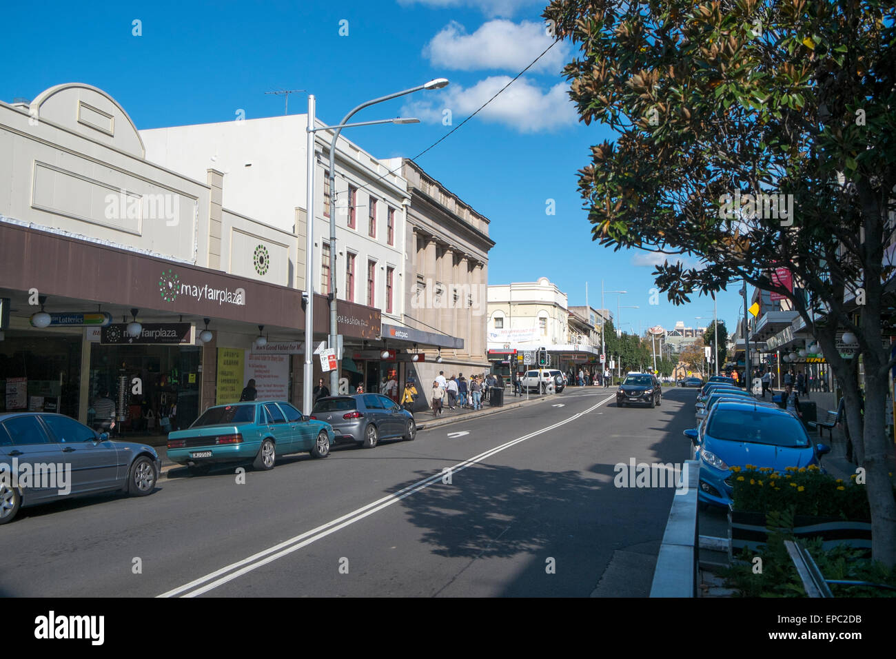 church street in Parramatta city centre in Western Sydney, new south ...