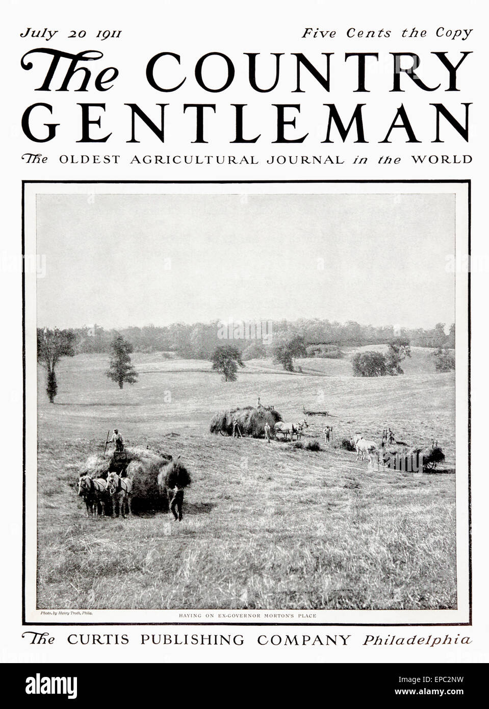 Cover of Country Gentleman agricultural magazine from the early 20th ...