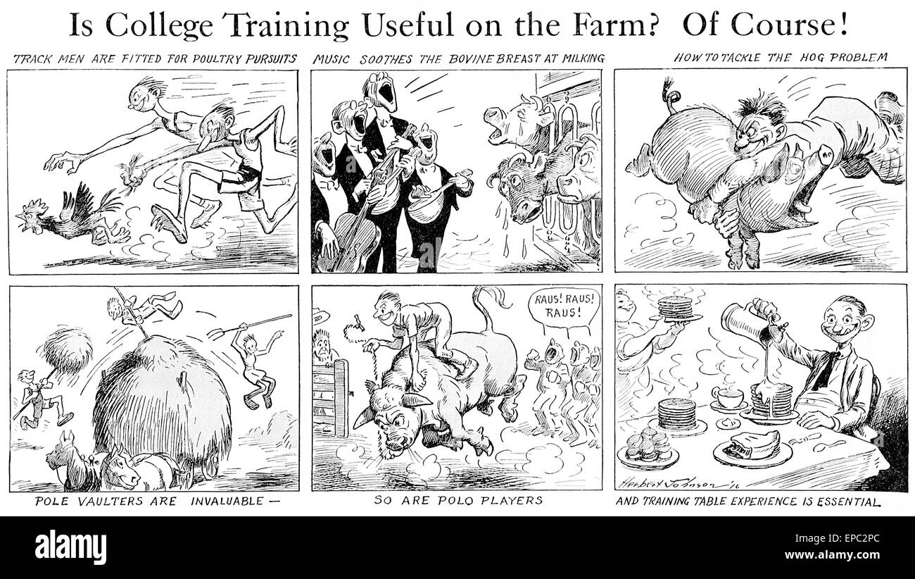 Comic strip in Country Gentleman agricultural magazine from the early ...