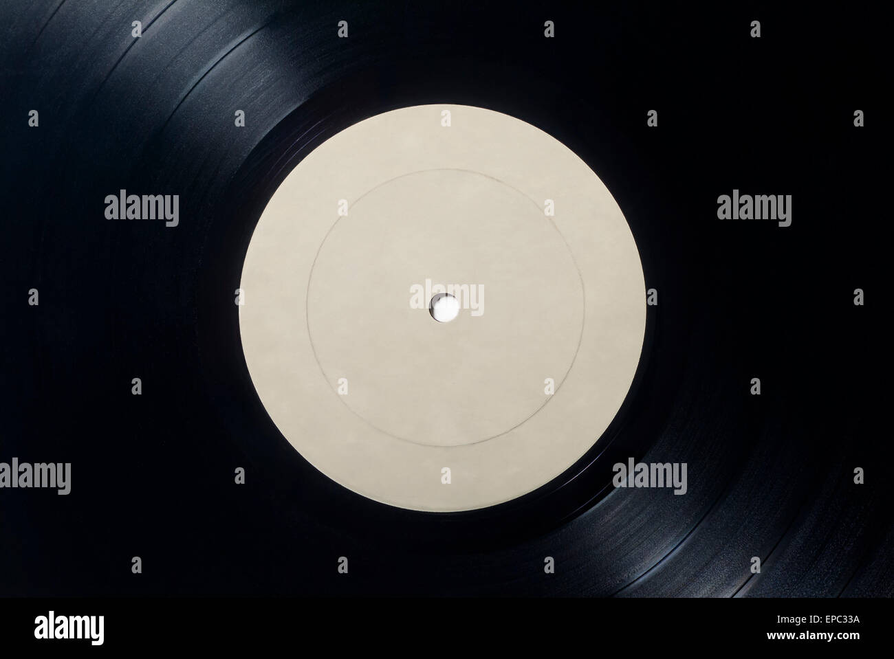 Closeup of Vinyl Long Play Record with Label with Copy Space Stock ...