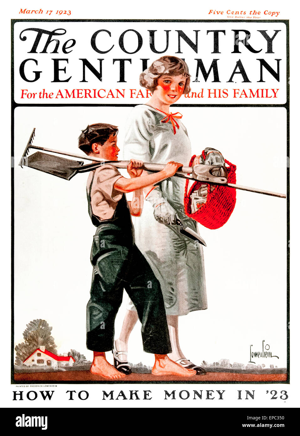 Cover of Country Gentleman agricultural magazine from the early 20th ...