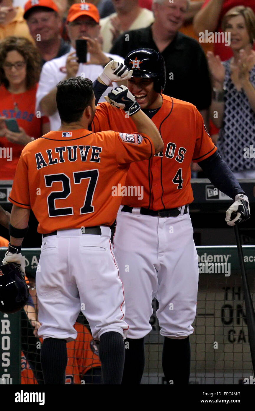 Houston, TX, USA. 15th May, 2015. Houston Astros second baseman Jose ...