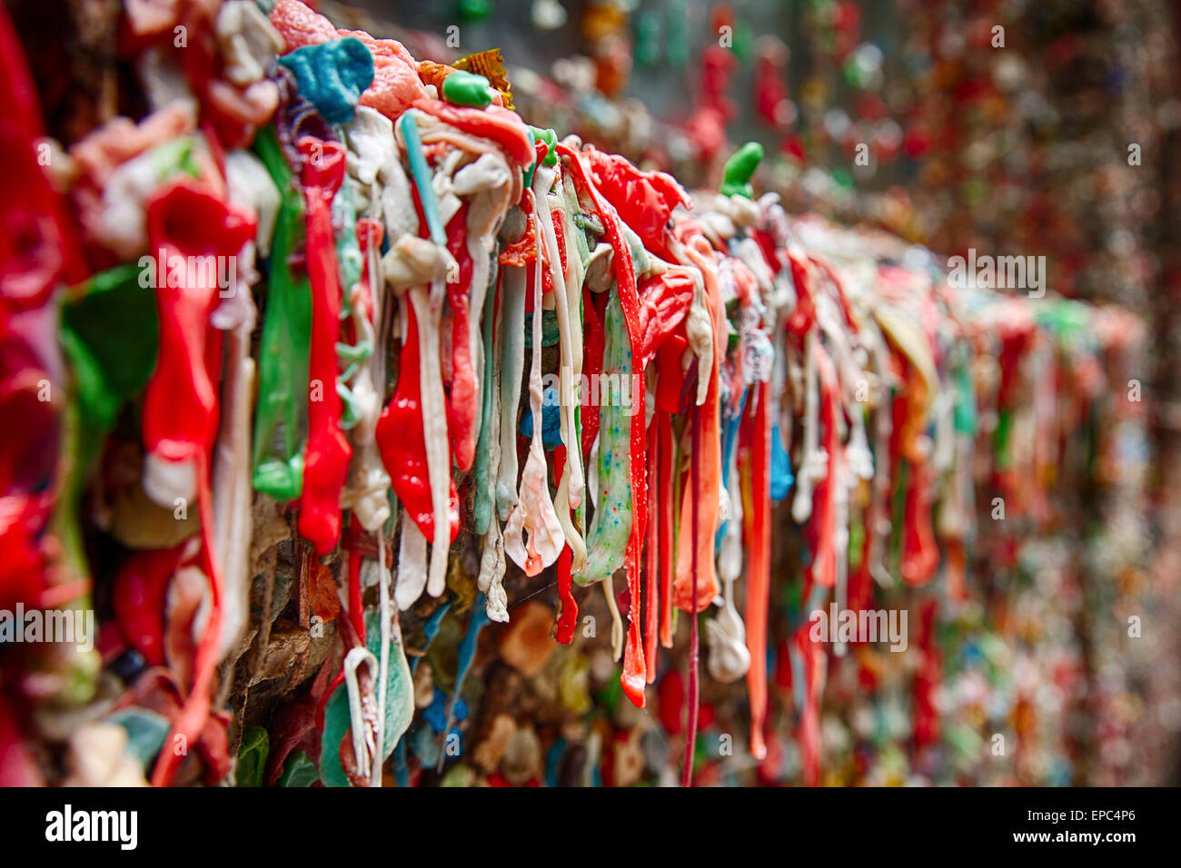 Dripping Bubble Gum Stock Photo - Alamy