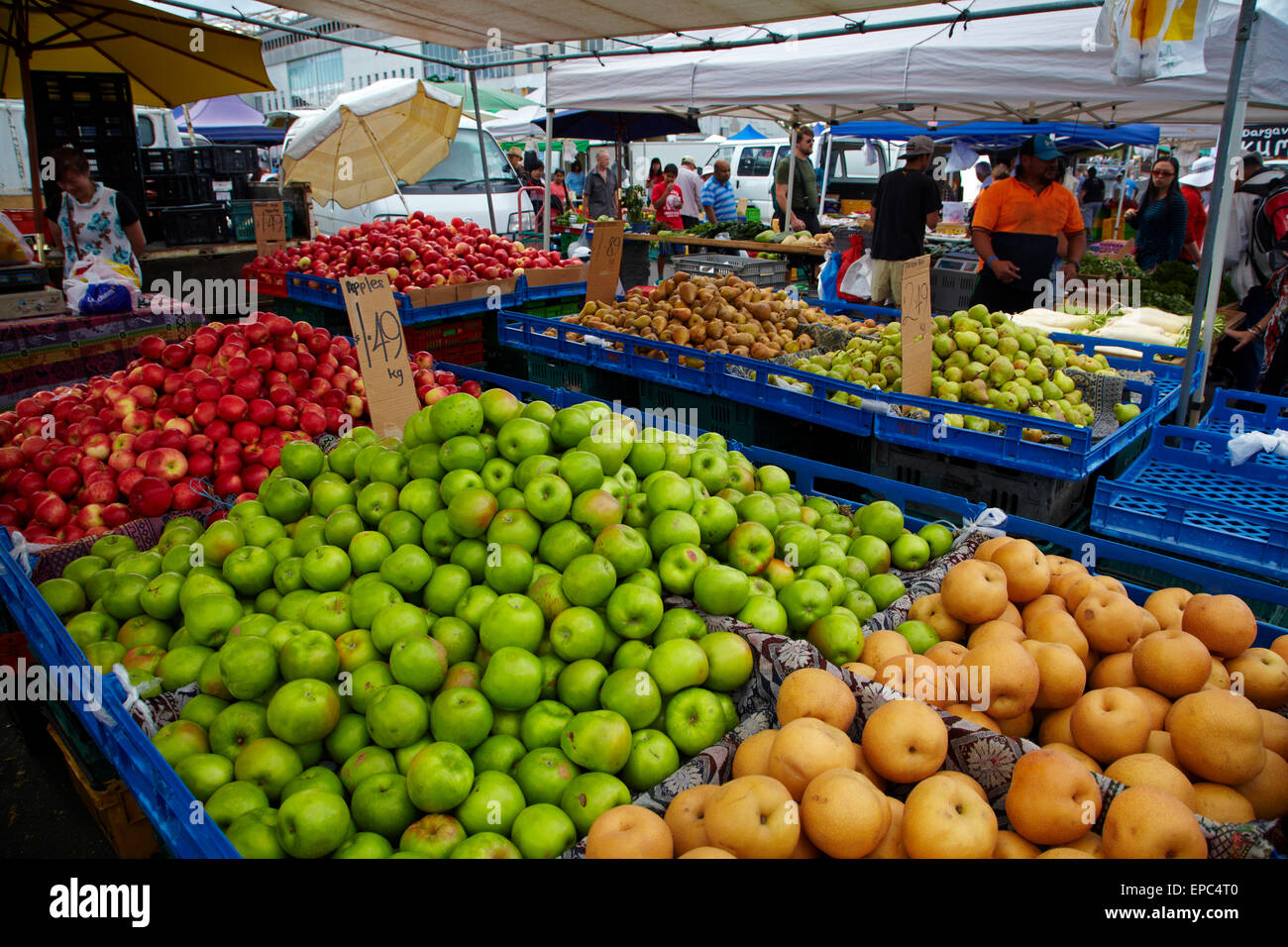 Avondale Sunday Market, Auckland, North Island, New Zealand Stock Photo ...